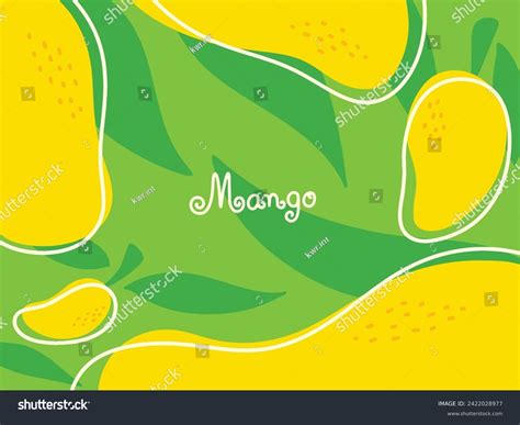 Mango Drawing Fruit Hand Drawn Vector Stock Vector Royalty Free 2422028977 Shutterstock
