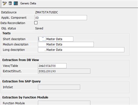 Expose Ecc Master Data Using Generic Data Source A Sap Community