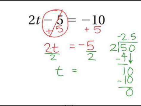 Solving Two Step Equations Word Problems YouTube