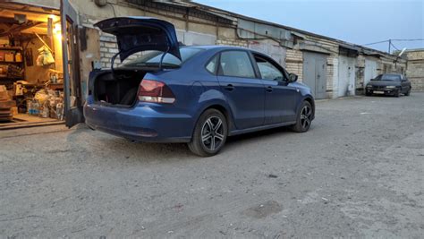 Задняя подвеска — Volkswagen Polo Sedan, 1,6 л, 2019 года | своими ...
