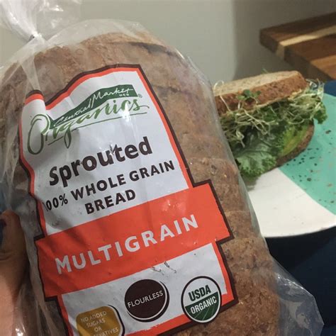 Sprouted 100 Whole Grain Bread Multigrain From H E B Vegan Product