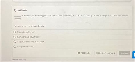 Solved Questionis The Concept That Suggests The Remarkable