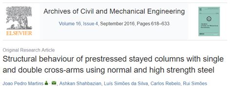 Prestressed Stayed Columns Ashkan Shahbazian