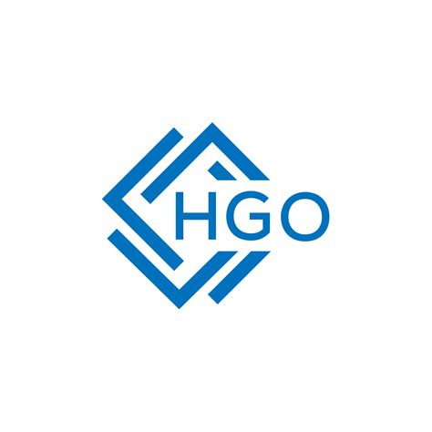 Hgo Letter Logo Design On White Background Hgo Creative Circle Letter