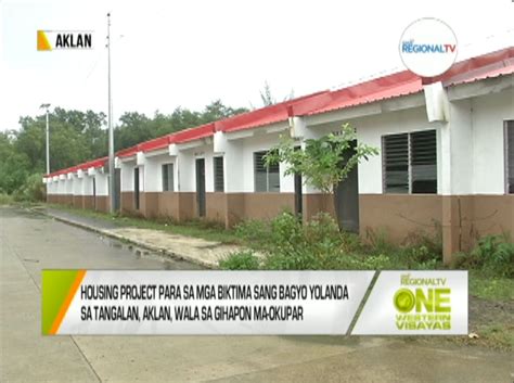 One Western Visayas Housing Project Para Sa Mga Biktima Sang Bagyo