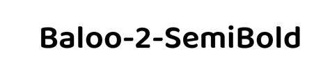 Baloo 2 Semibold Free Fonts Helvetica Neue Font Free Download