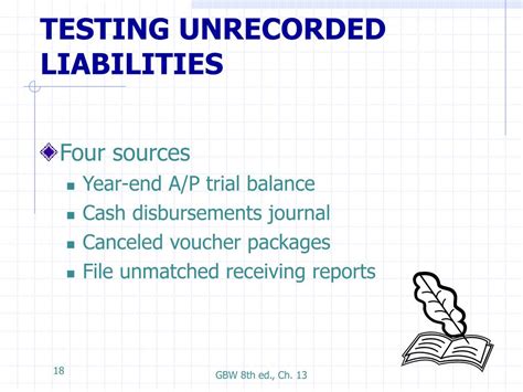 Ppt Audit Procedures For Accounts Payable And Accrued Liabilities