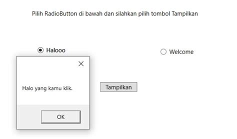 Pembuatan Sebuah Checkbox Menggunakan Xaml And Pembuatan Radio Button
