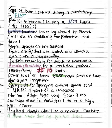 170 Surgical Technology Noteshelp Cst Study Scrub Tech Ideas In 2025