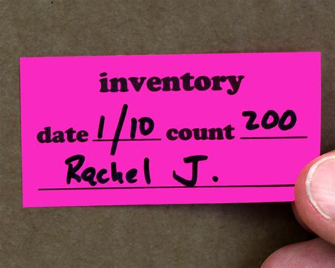 Inventory Labels Custom Inventory Labels