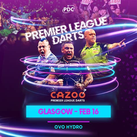 Premier League Darts Tickets Glasgow 2025 Gwynne Phyllys