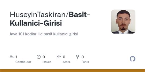 Github Huseyintaskiran Basit Kullanici Girisi Java Kodlar Ile