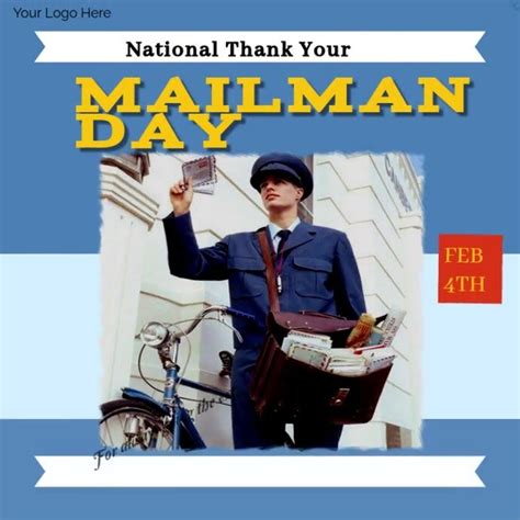 National Mailman Day Thank You Mailman Day