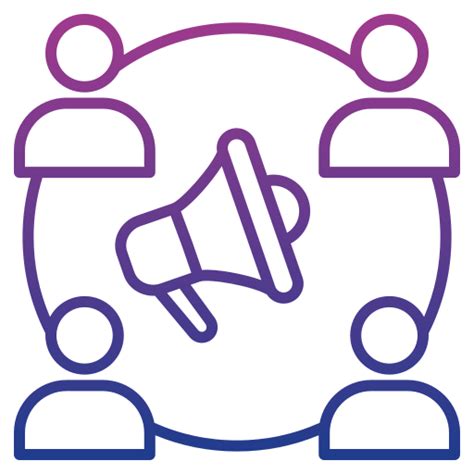 Engagement Generic Gradient Outline Icon
