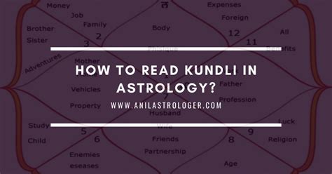How To Read Janam Kundli Read Kundali By Anil Astrologer