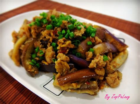 Zappalang 非油炸版鱼香茄子 Braised Eggplant In Szechuan Style