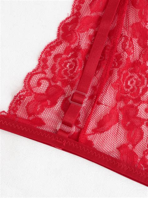 Floral Lace Bralette Shein Usa