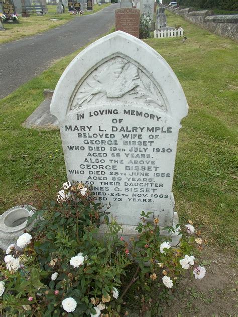 Mary L Dalrymple Bisset Unknown 1930 Find A Grave Memorial