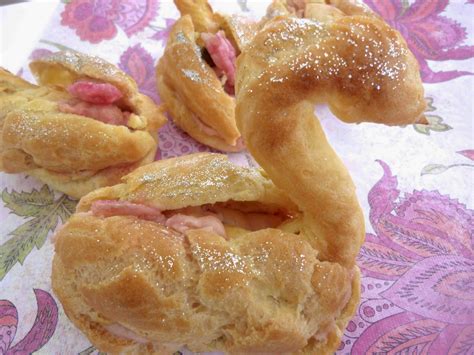 Rose Cream Puff Swans Diary Of A Mad Hausfrau