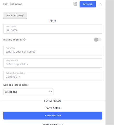 Adding And Editing A Form Step Knowledge Base