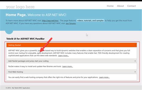 Get Up Running With Telerik UI For ASP NET MVC Project Templates