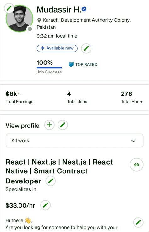 Mudassir Hussain On Linkedin Freelancing Freelance Work Upwork Toprated Win Remotejob