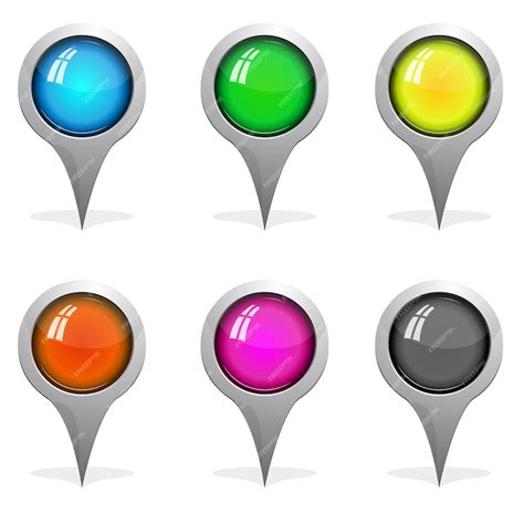 Premium Vector Glass Pointer For A Map Or Diagram