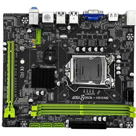 Placa Me H310 Microatx Chipset Intel Audio Kabum
