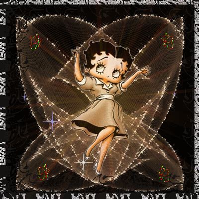 Ms Betty Boop Animation Artwork Happy Birthday Betty  Black