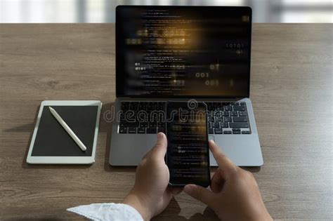 Software Engineer Working On A Laptop Website Application Development
