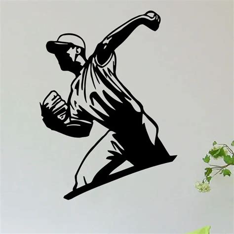 Baseball Car Windows Sticker Name Sports Decal Posters Vinyl Wall