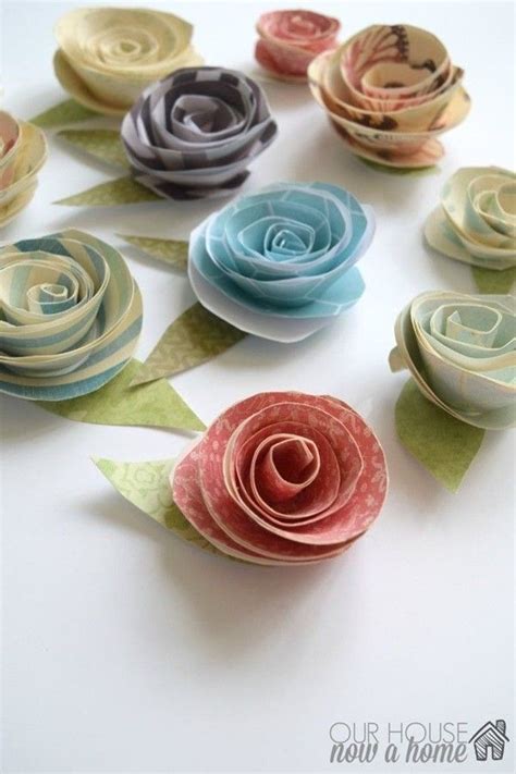 종이꽃 만들기와 도안 네이버 블로그 Paper Flower Video Flower Video Tutorials