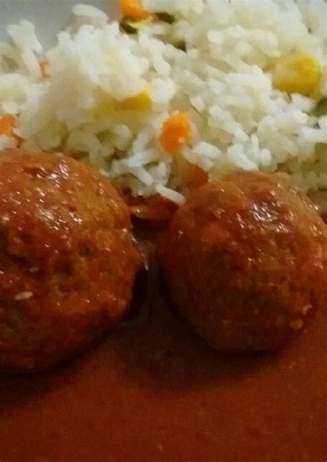 Albóndigas En Salsa Roja Chile Ancho Receta De Hilda Lucero Garcia