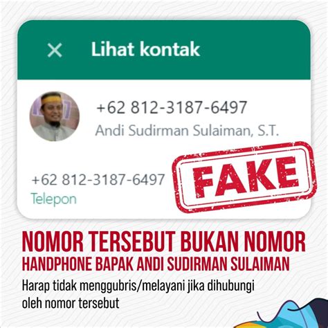 Linisiar Id Awas Modus Penipuan WhatsApp Mengaku Sebagai Gubernur Sulsel