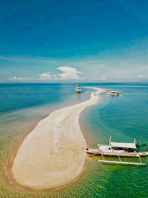 North Sandbar Or Bongan Sandbar In Talibon Bohol