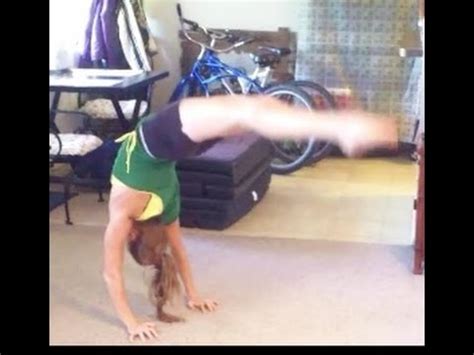 How To Go Into A Bridge Backbend From A Handstand With Coach Meggin