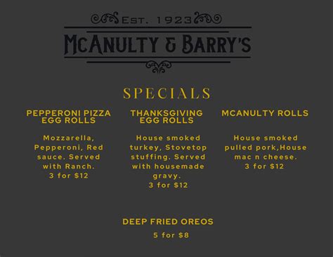 Mcanulty And Barrys Oregon City Or