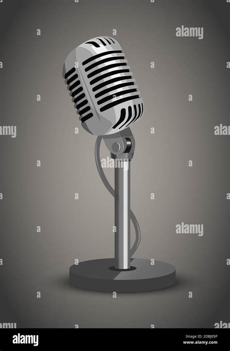 Vocal Microphone Vector Stock Vector Image And Art Alamy