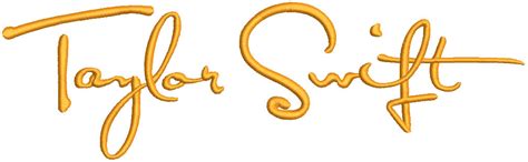 Taylor Swift Logo Embroidery Design Iconic And Stylish Stitch