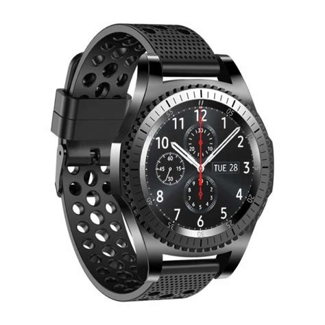Силиконовый double перфорированный ремешок для Samsung Galaxy Watch ...