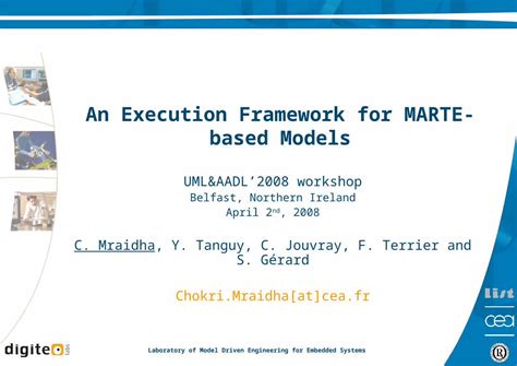 Ppt Laboratory Of Model Driven Engineering For Embedded Systems An