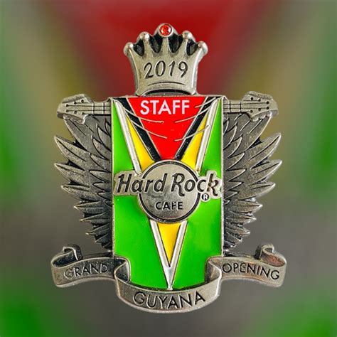 Hard Rock Cafe Guyana Magnets Pins News