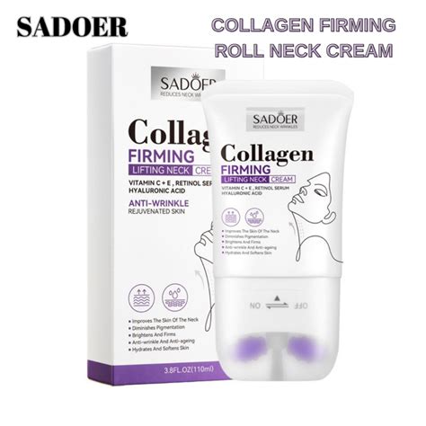Sadoer Collagen Firming Roller Neck Cream 110ml Sd81240 1pcs Shopee