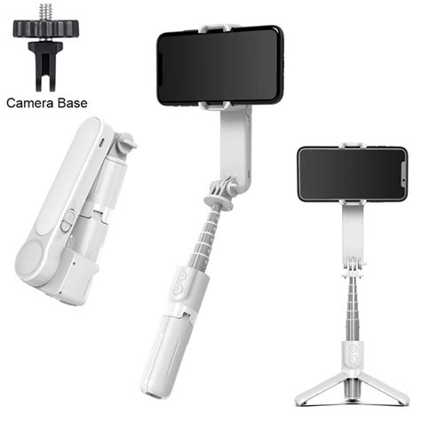 Gimbal Stabilizer Selfie Stick Met Statief Led Lic Vicedeal