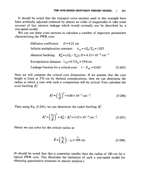1 Ia For A Homogenized Pwr Material Data