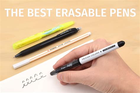 Download The Best Erasable Pens