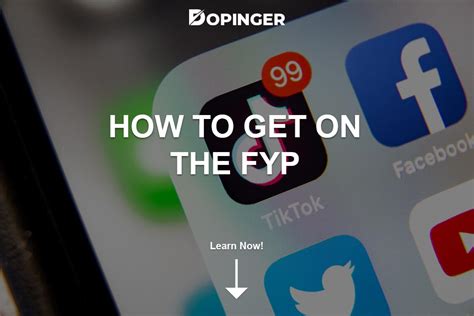 How To Get On The Fyp Tiktok For You Page
