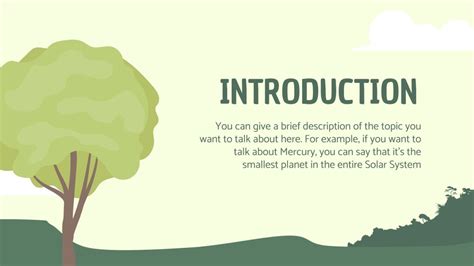 Parts Types Of Trees For Education Google Slides PPT