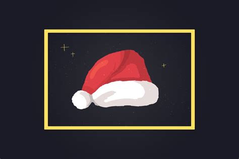 Santa Hat Christmas Hand Drawn Doodle Graphic By Richline Design · Creative Fabrica