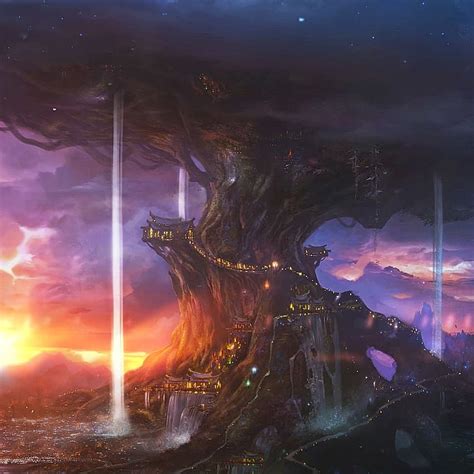Darnassus Teldrassil Hd Wallpaper Pxfuel